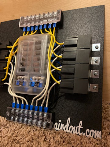 Race Car Fuse/ Relay Panel Block 8 Way – AirdOut